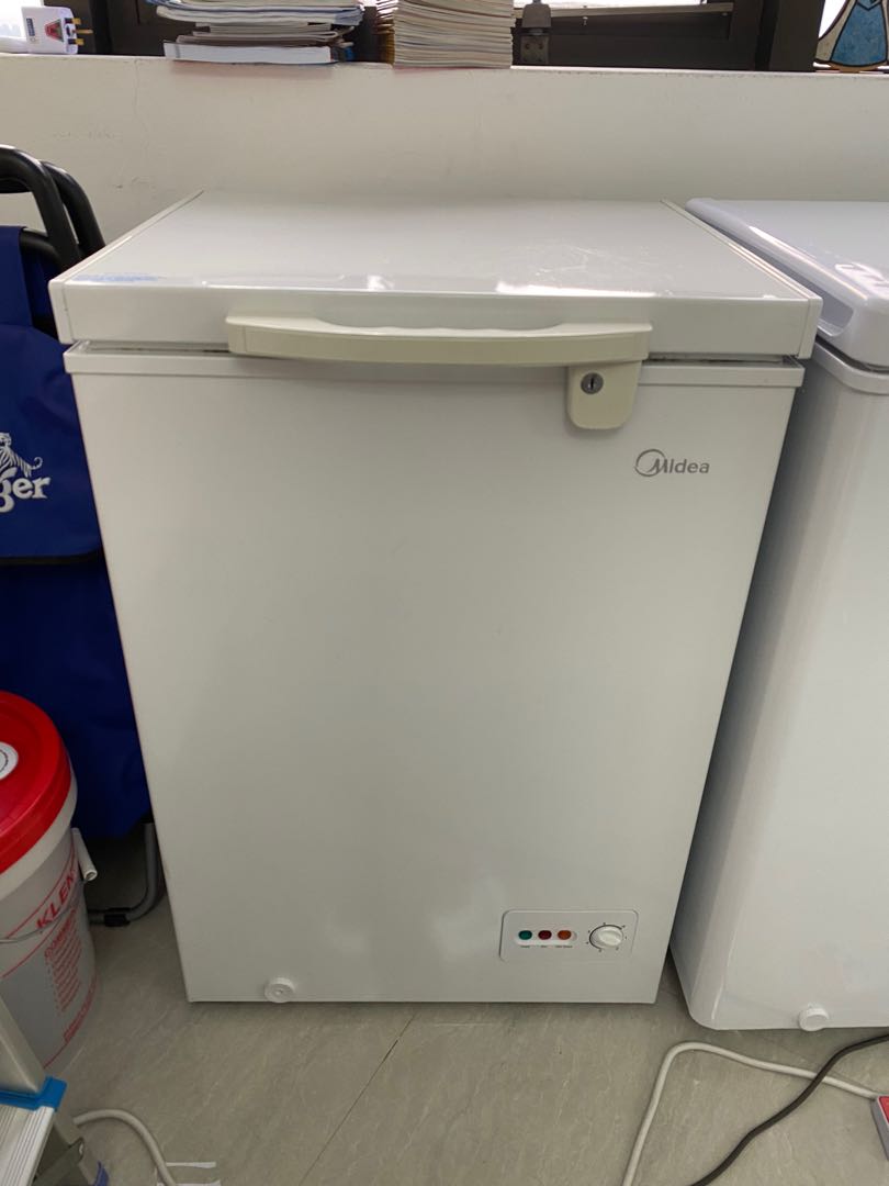 Used Midea Chest Freezer 99L, TV & Home Appliances, Kitchen Appliances ...