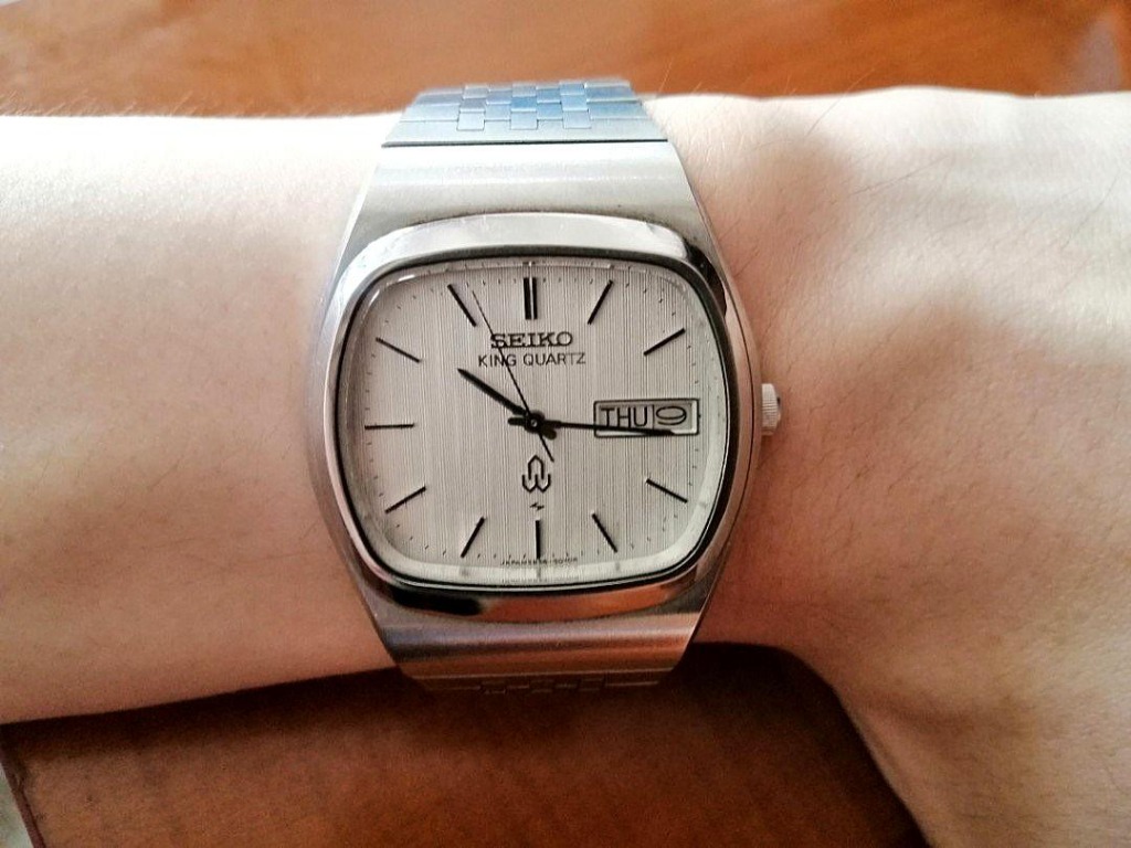 Vintage Seiko King TV Dial Quartz, Luxury, Watches on Carousell