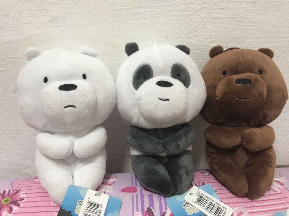 We Bare Bears Plush Toy, Hobbies & Toys, Toys & Games on Carousell