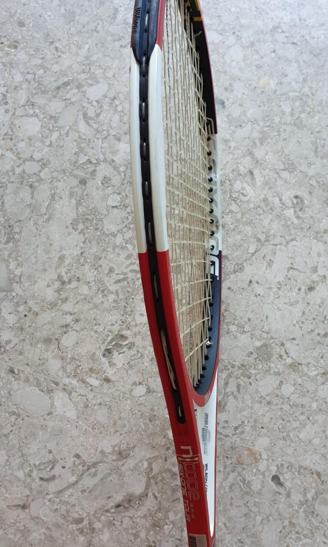 Wilson nCode Six-One Tour Tennis Racket, Sports Equipment, Sports ...