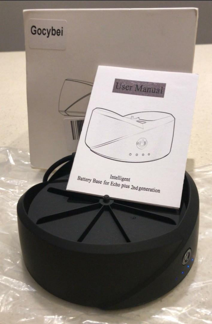 758) Gocybei Battery Base Compatible With Echo (2nd Gen.) and Echo Plus ...