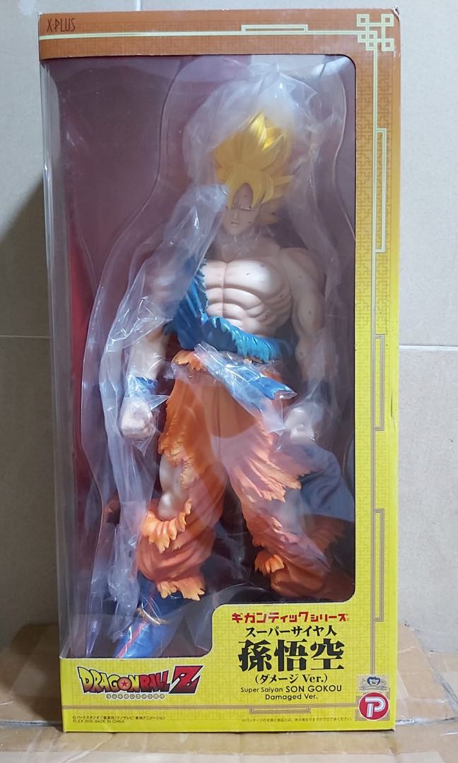 日版 XPLUS PVC FIGURE GIGANTIC SERIES 超級剎雅人 悟空 全新未開 殘盒 新舊如圖 市場少見 x plus ...