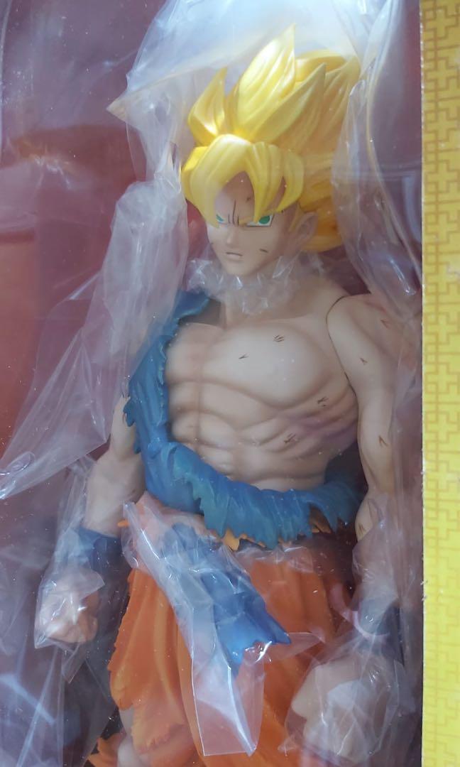 日版 XPLUS PVC FIGURE GIGANTIC SERIES 超級剎雅人 悟空 全新未開 殘盒 新舊如圖 市場少見 x plus ...