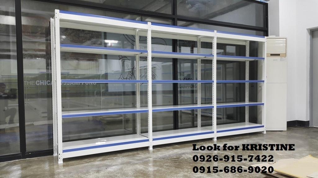 Angular steel rack powder coated boltless steel shelves, Furniture ...