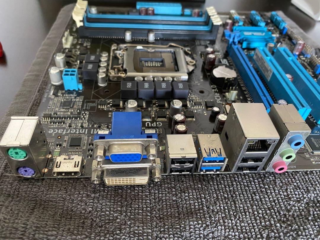 Asus P8B75-M Motherboard, Computers & Tech, Parts & Accessories ...