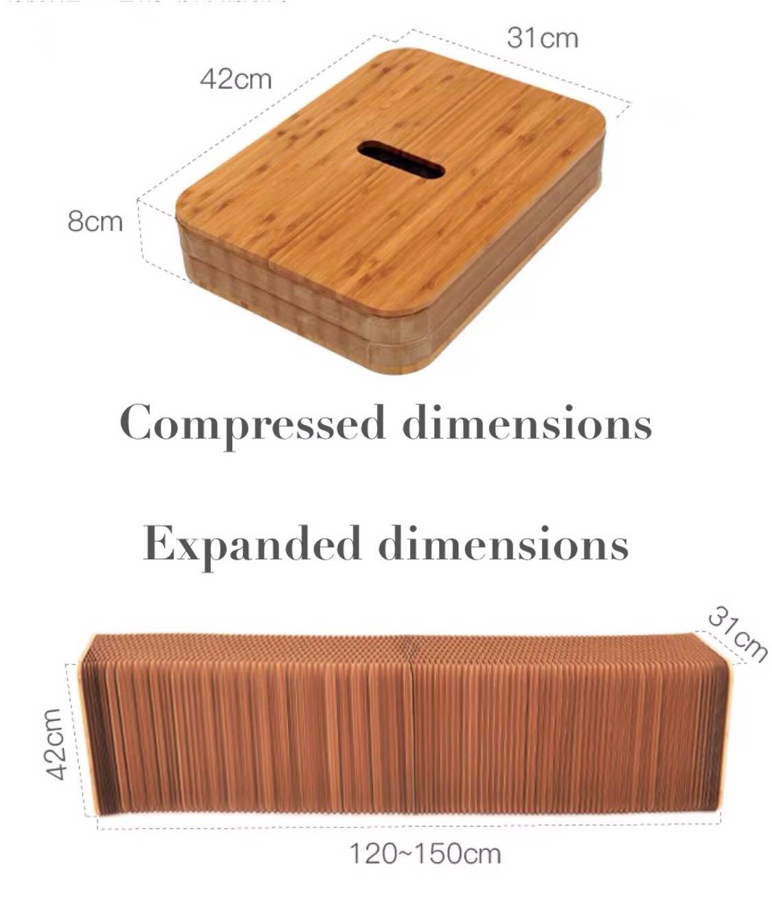 Bench Foldable 3 seater “Accordion” craft paper bench H42cm chair ...