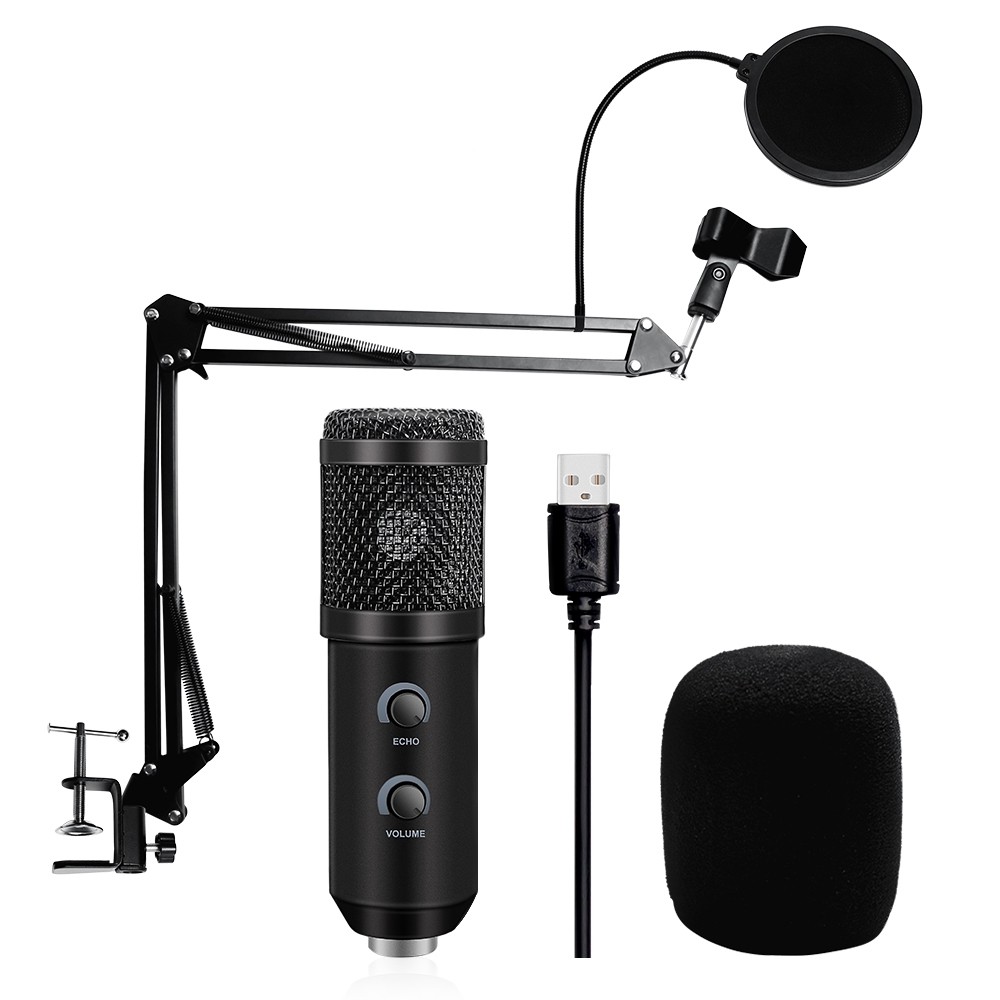 BM900 USB Microphone and Stand Condenser Mike mic bm 900, Audio ...