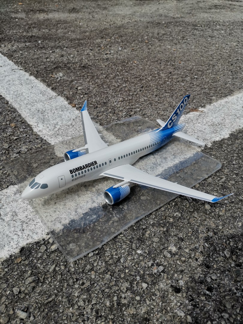 BOMBARDIER CS-100 AIRCRAFT SCALE MODEL, Hobbies & Toys, Collectibles ...