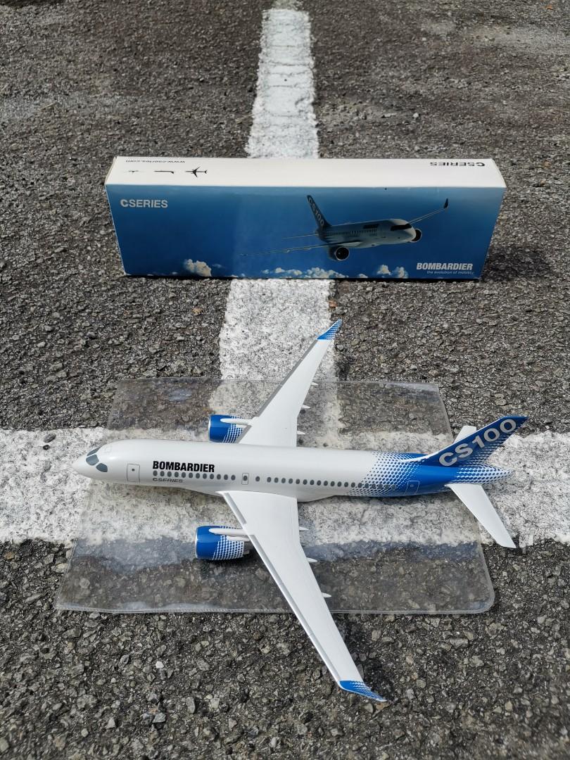 BOMBARDIER CS-100 AIRCRAFT SCALE MODEL, Hobbies & Toys, Collectibles ...