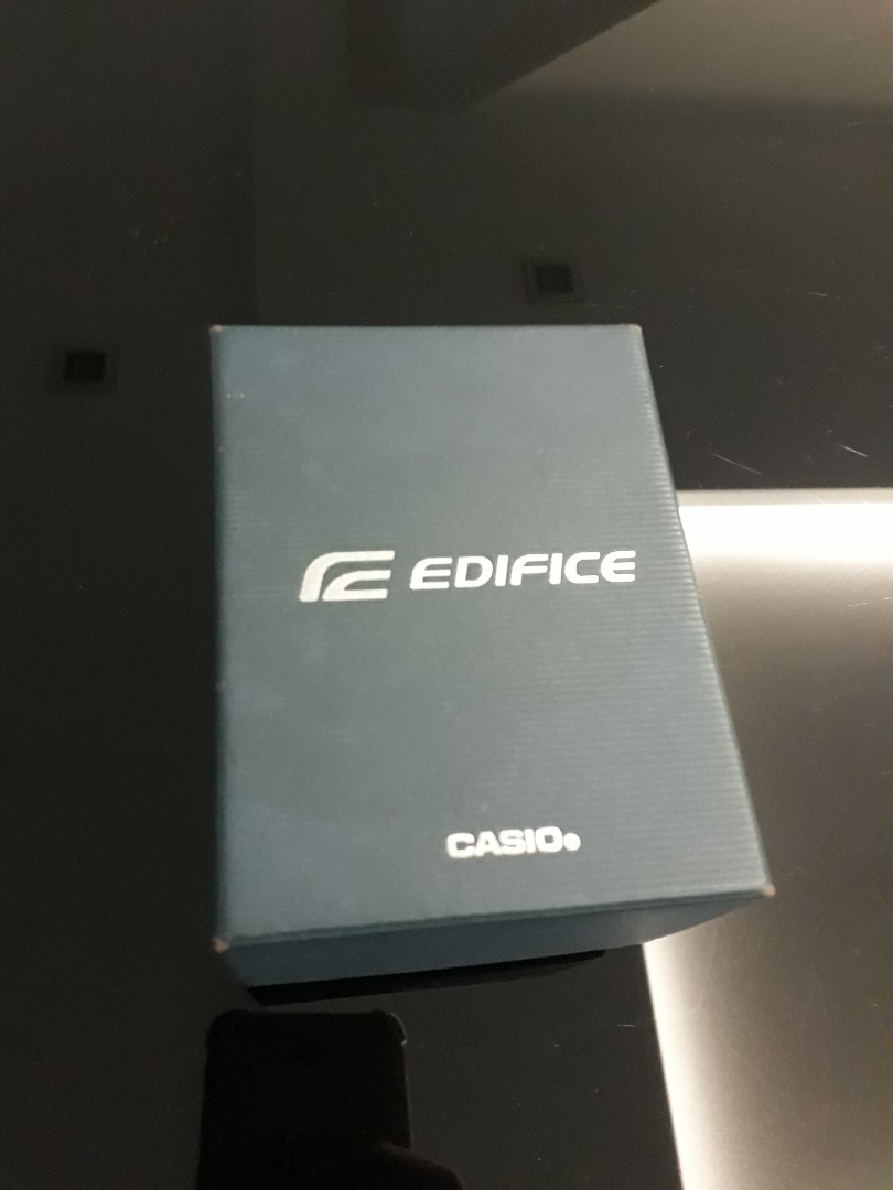 Casio Edifice Box Original, Men's Fashion, Watches & Accessories ...