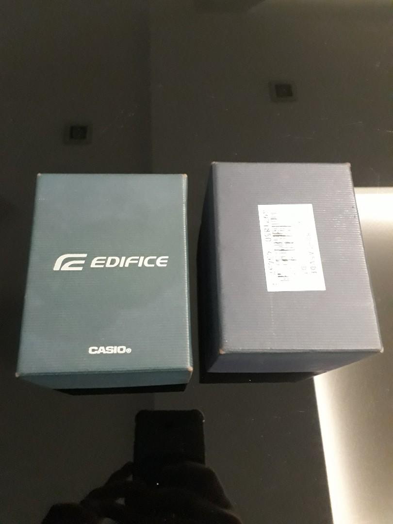 Casio Edifice Box Original, Men's Fashion, Watches & Accessories ...