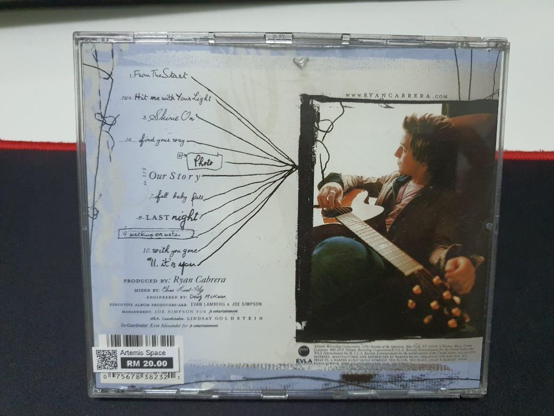 (CD) You Stand Watching , Ryan Cabrera, Hobbies & Toys, Music & Media ...