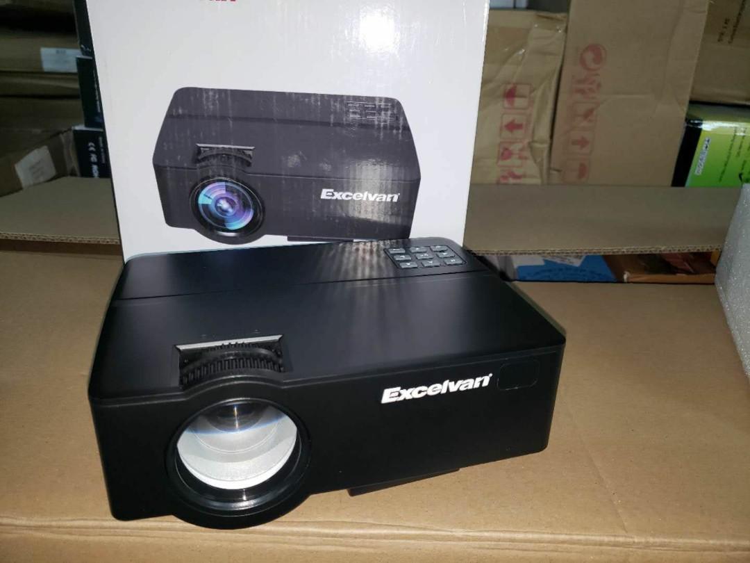 Excelvan Projector, 家庭電器, 電視 & 其他娛樂, 投影機 - Carousell