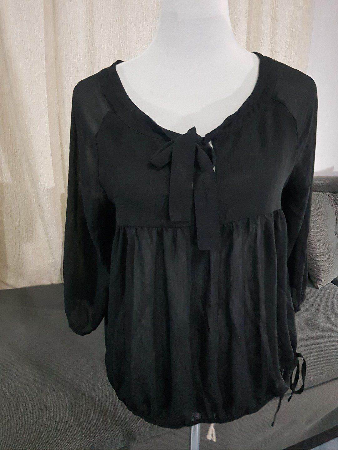 George Sheer top, Women's Fashion, Dresses & Sets, Traditional & Ethnic ...