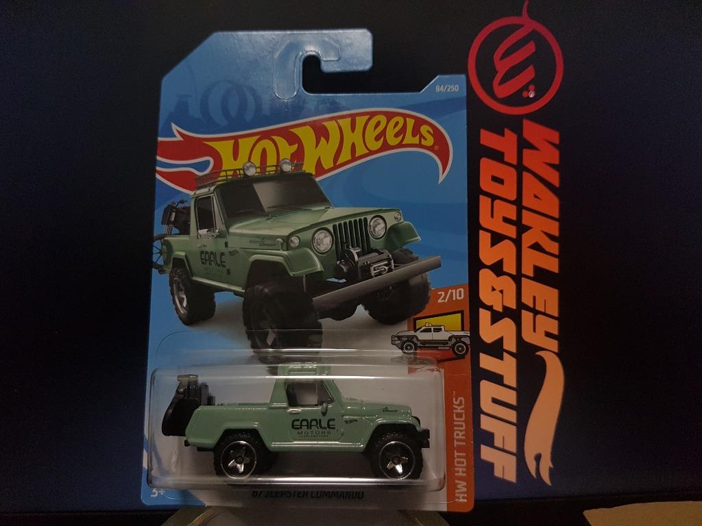 Hot Wheels HW HOT TRUCKS EARLE MOTORS '67 JEEPSTER COMMANDO (CADET BLUE ...