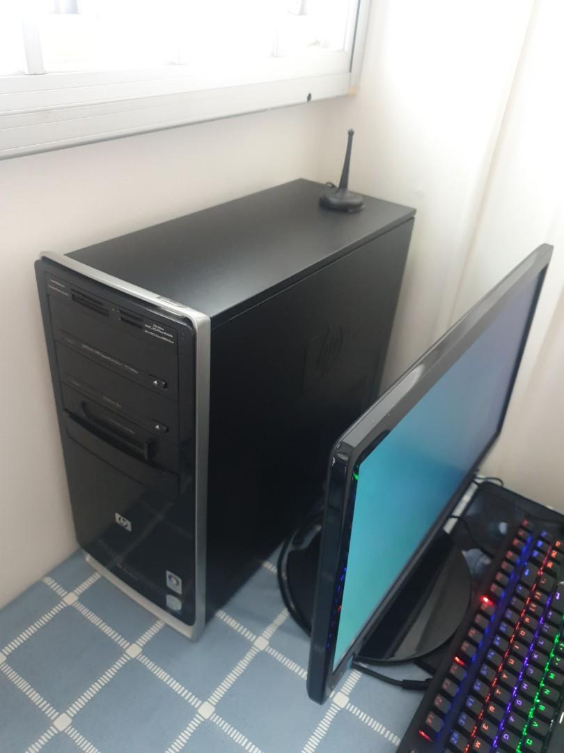 HP Pavilion Desktop & Samsung SyncMaster SA100 Monitor (COMBO ...