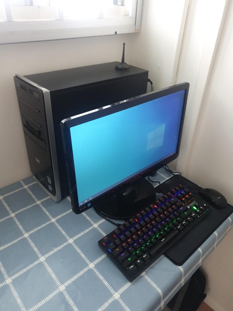 HP Pavilion Desktop & Samsung SyncMaster SA100 Monitor (COMBO ...