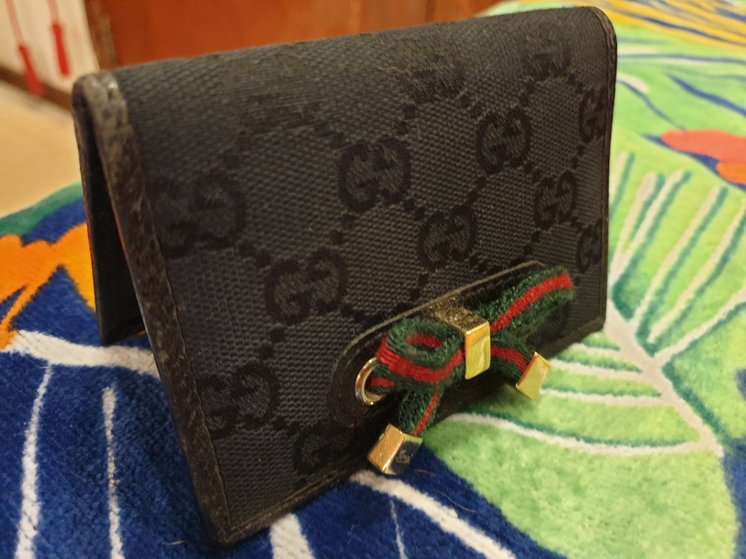 Gucci name card holder (Limited Edition), Luxury, Bags & Wallets ...