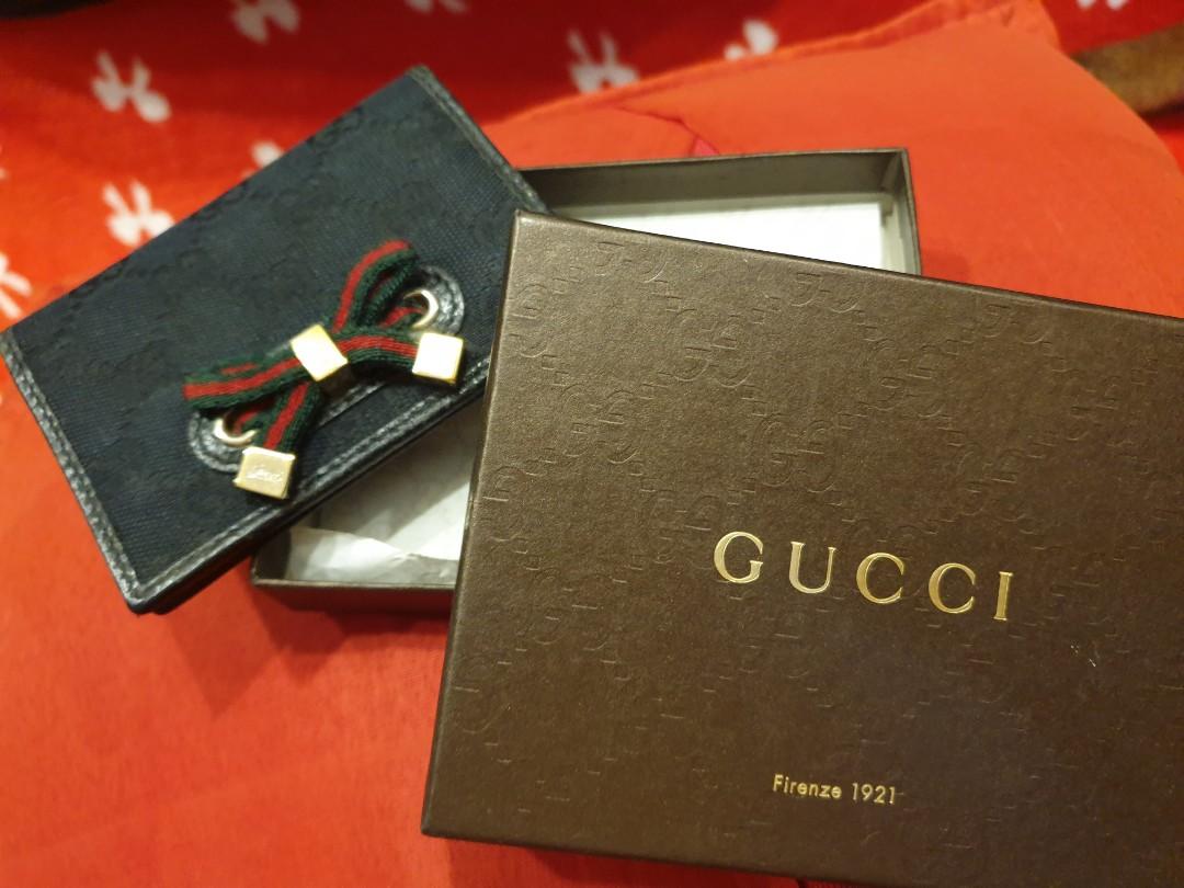 Gucci name card holder (Limited Edition), Luxury, Bags & Wallets ...