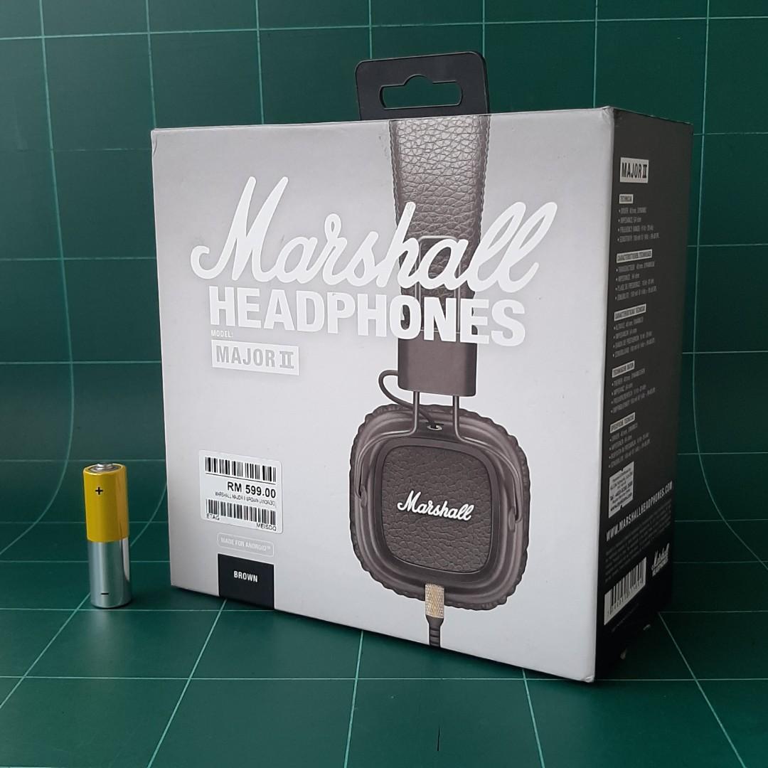 Marshall Major II ori, Audio, Headphones & Headsets on Carousell