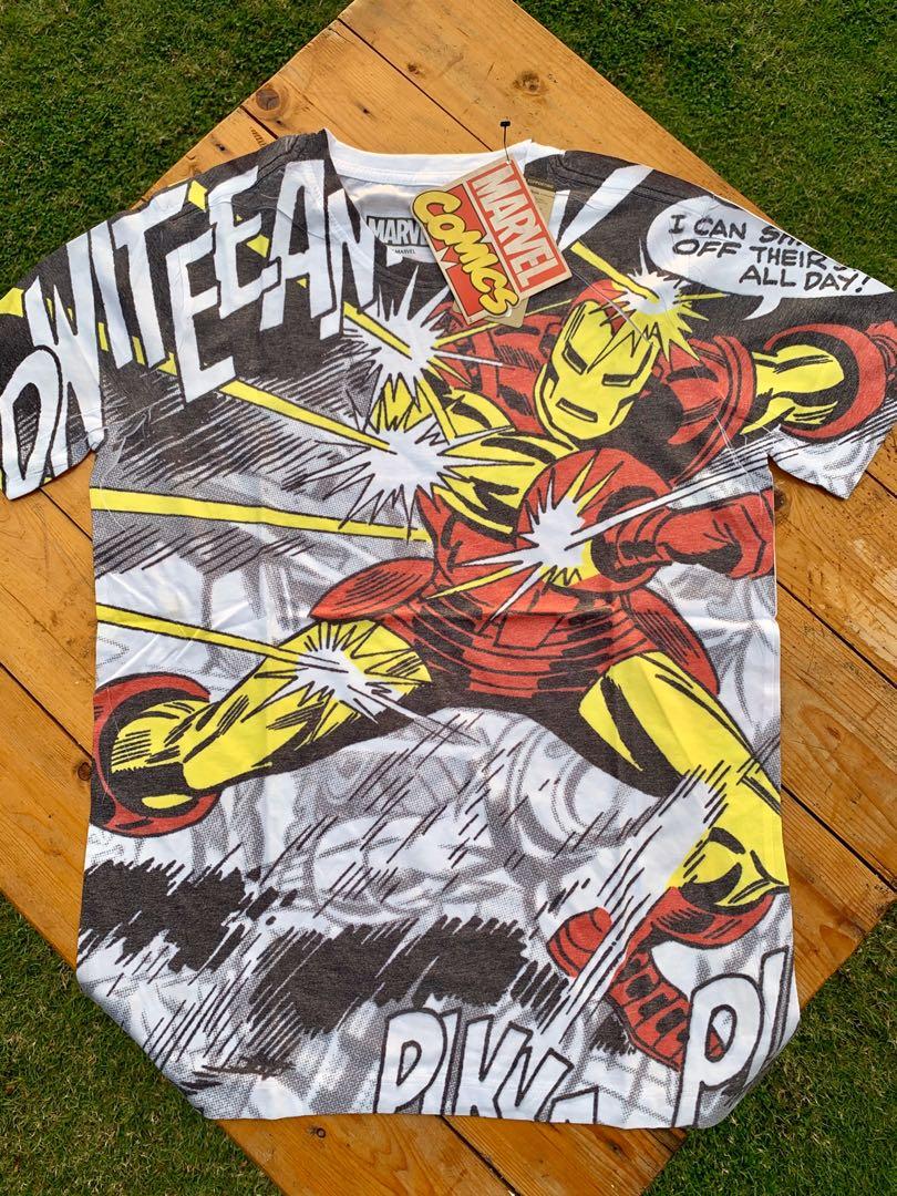 marvel comics super hero iron man, Men's Fashion, Tops & Sets, Formal ...