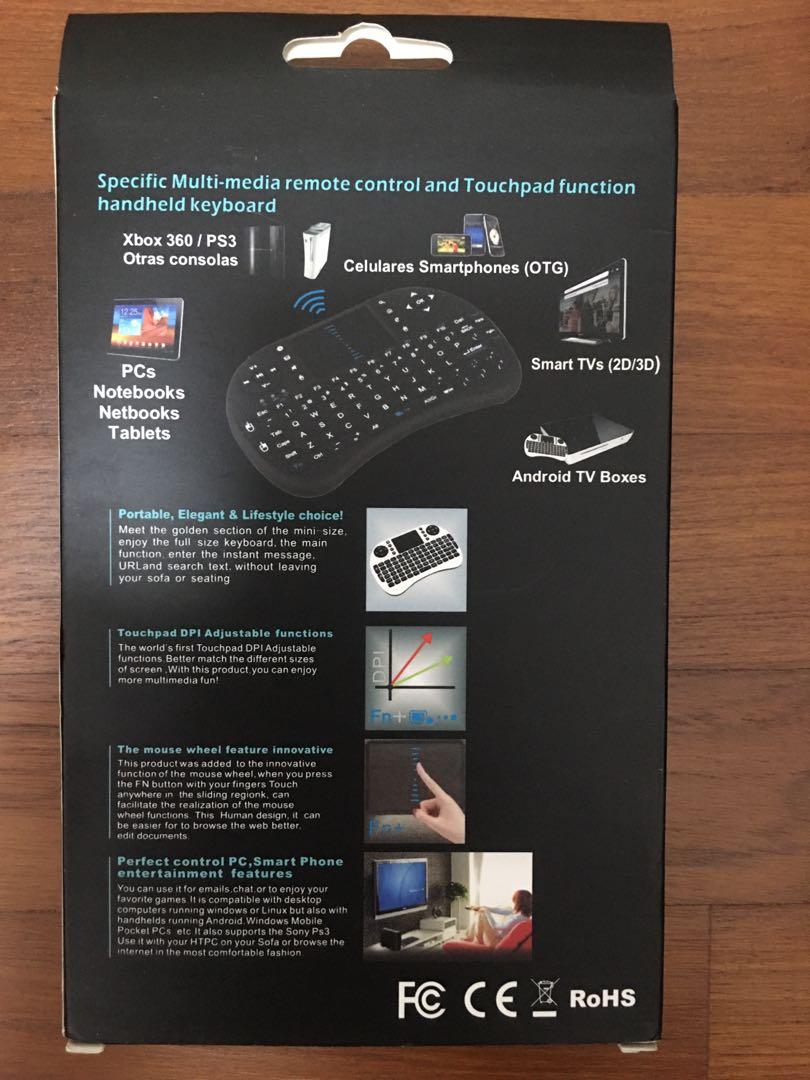 Mini Keyboard Mouse Wireless, Computers & Tech, Parts & Accessories, Computer Keyboard on Carousell