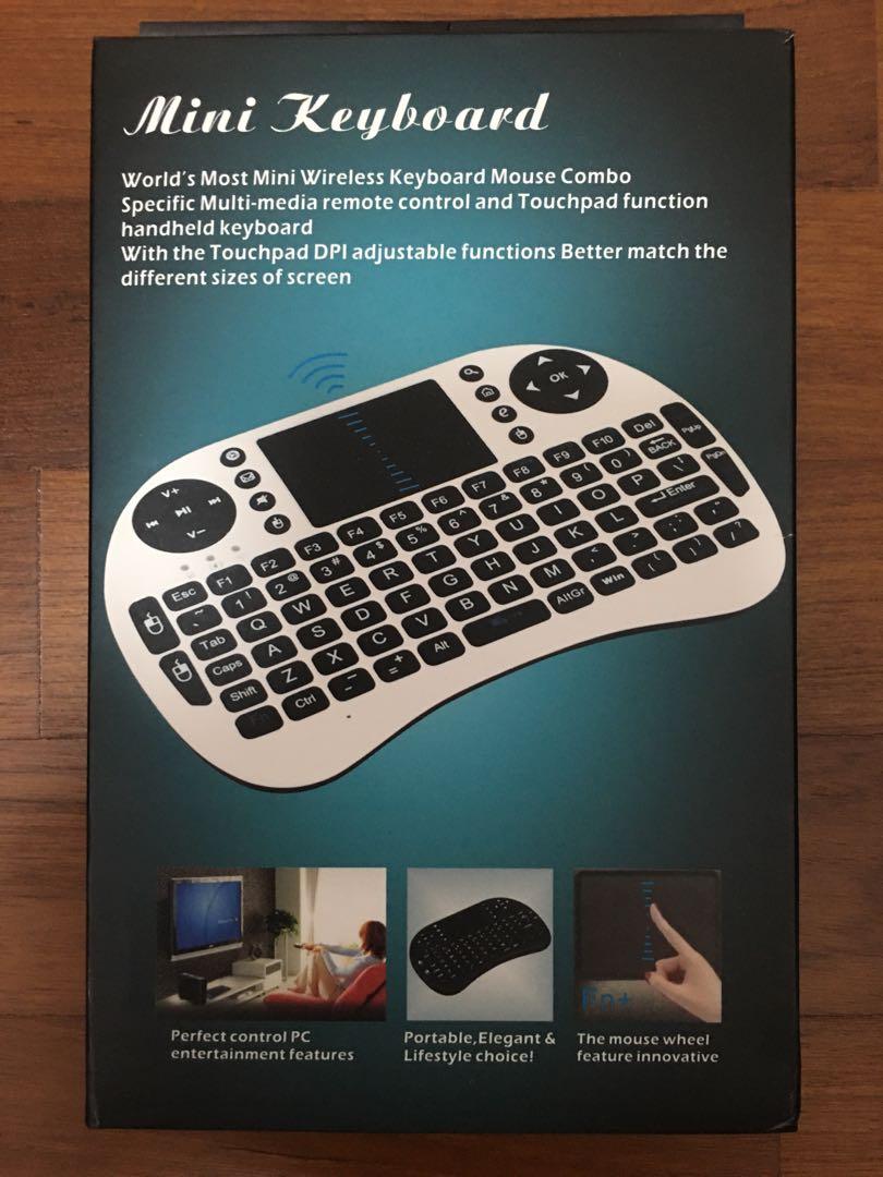 Mini Keyboard Mouse Wireless, Computers & Tech, Parts & Accessories, Computer Keyboard on Carousell