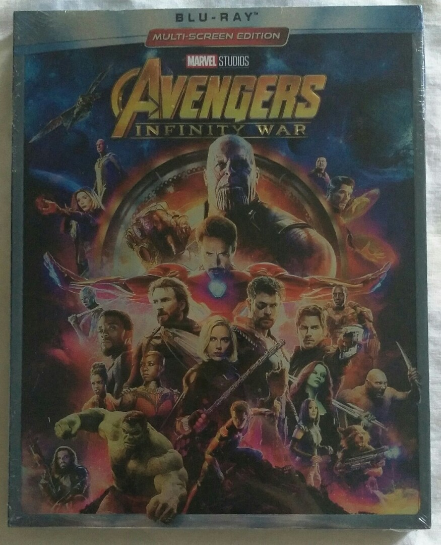 [Music Empire] Marvel Avengers: Infinity War Blu-Ray, Music & Media ...