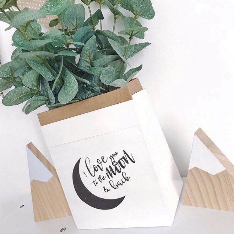 Nordic Kraft Paper Bag, Hobbies & Toys, Stationary & Craft, Craft ...