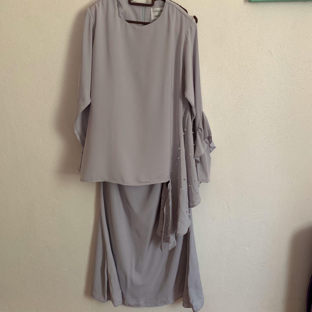 Modern Kurung (Prima Valet) , Women's Fashion, Muslimah Fashion, Baju ...