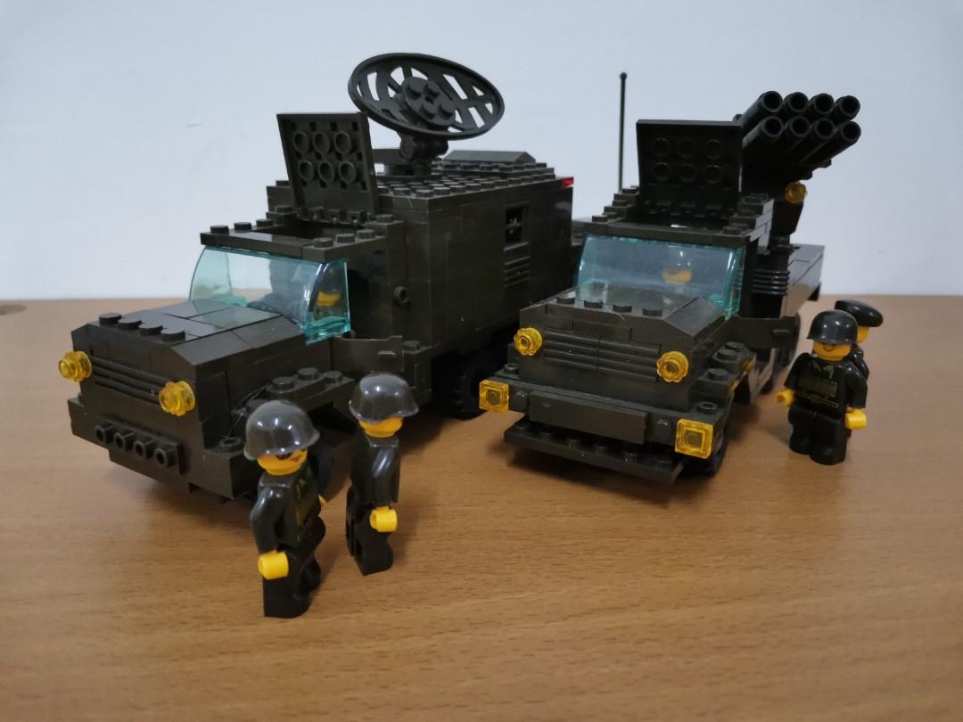 Rocket artillery truck and radar detection team with 6 minifigures lego ...