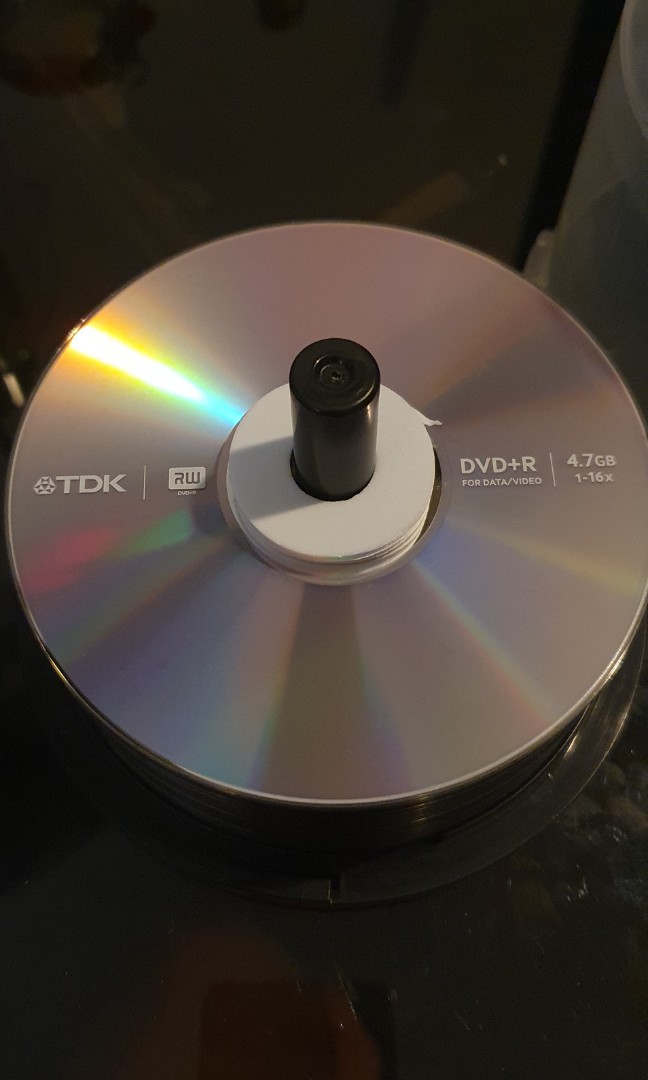 TDK DVD+R (RW) Rewritable DVD, Computers & Tech, Parts & Accessories ...