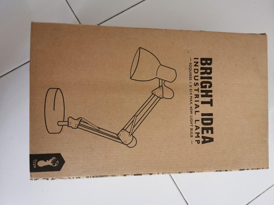 Typo Industrial Table Lamp fornSale, Everything Else on Carousell