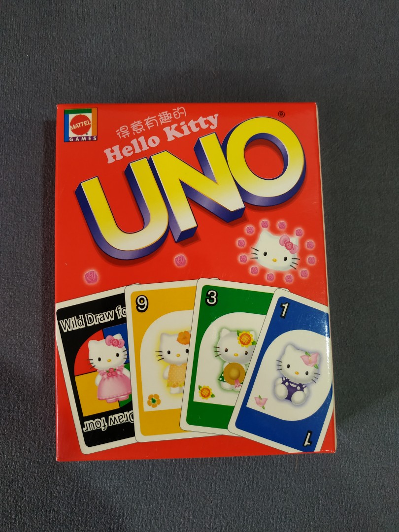 UNO Cards [Hello Kitty Edition], Hobbies & Toys, Toys & Games on Carousell