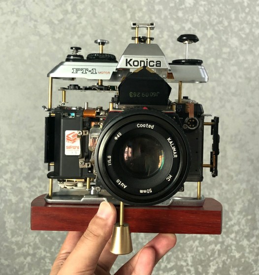 Vintage KONICA DISSECTED ARTWORK - via order, Photography, Cameras on ...