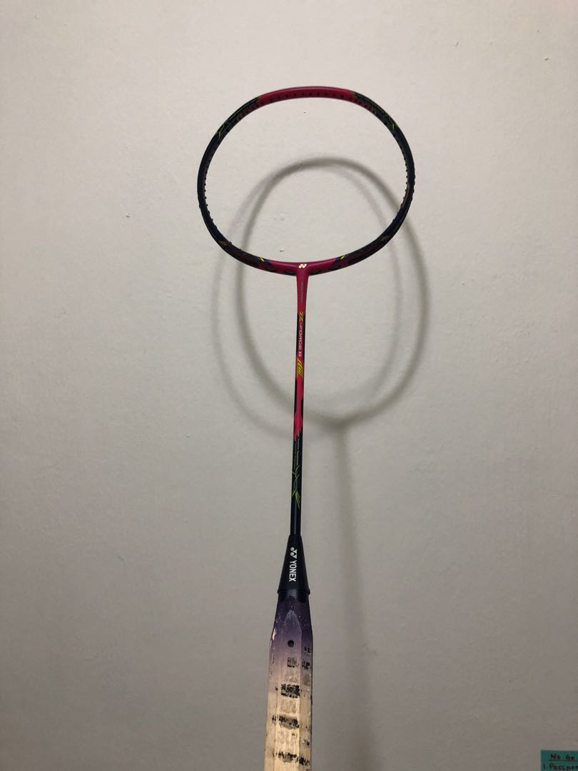 Yonex zf2lcw pink Badminton racket, Sports Equipment, Sports & Games ...