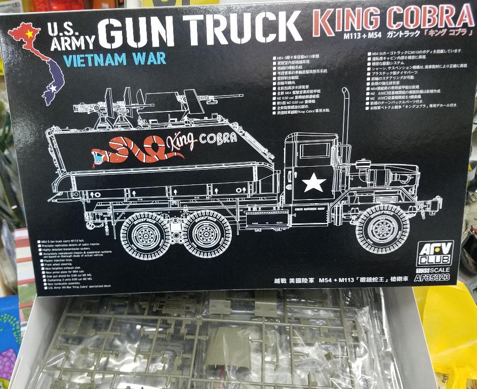 全新-AFV Club-戰鷹-35323-1/35- King Cobra- Gun Truck (M54 + M113)-vietnam ...