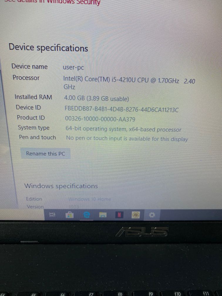 asus X552L, Computers & Tech, Laptops & Notebooks on Carousell