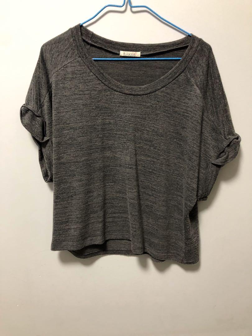 basic grey top, Women's Fashion, Tops, Sleeveless on Carousell