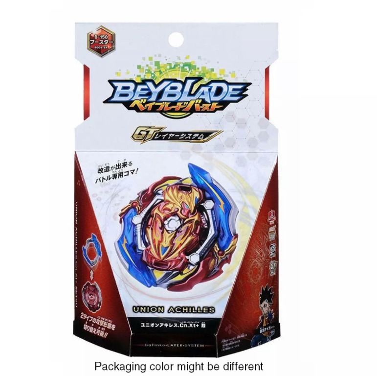 BEYBLADE BURST B150 UNION ACHILLES BATTLING SPINNING TOP, Hobbies ...