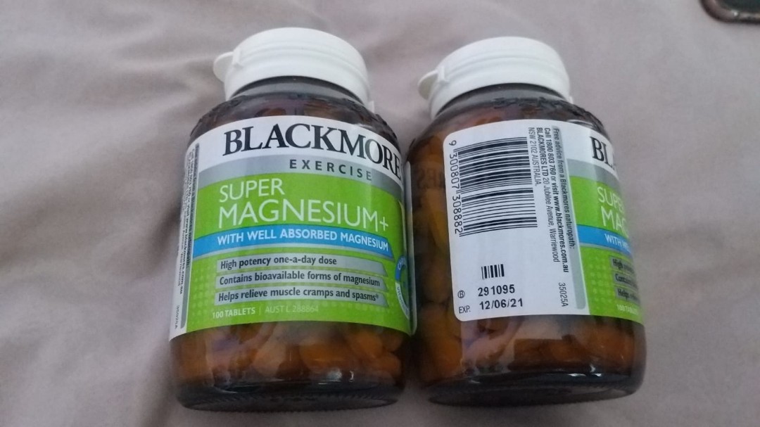 Blackmores Super Magnesium+ 100 tablets BNIB, Health & Nutrition ...