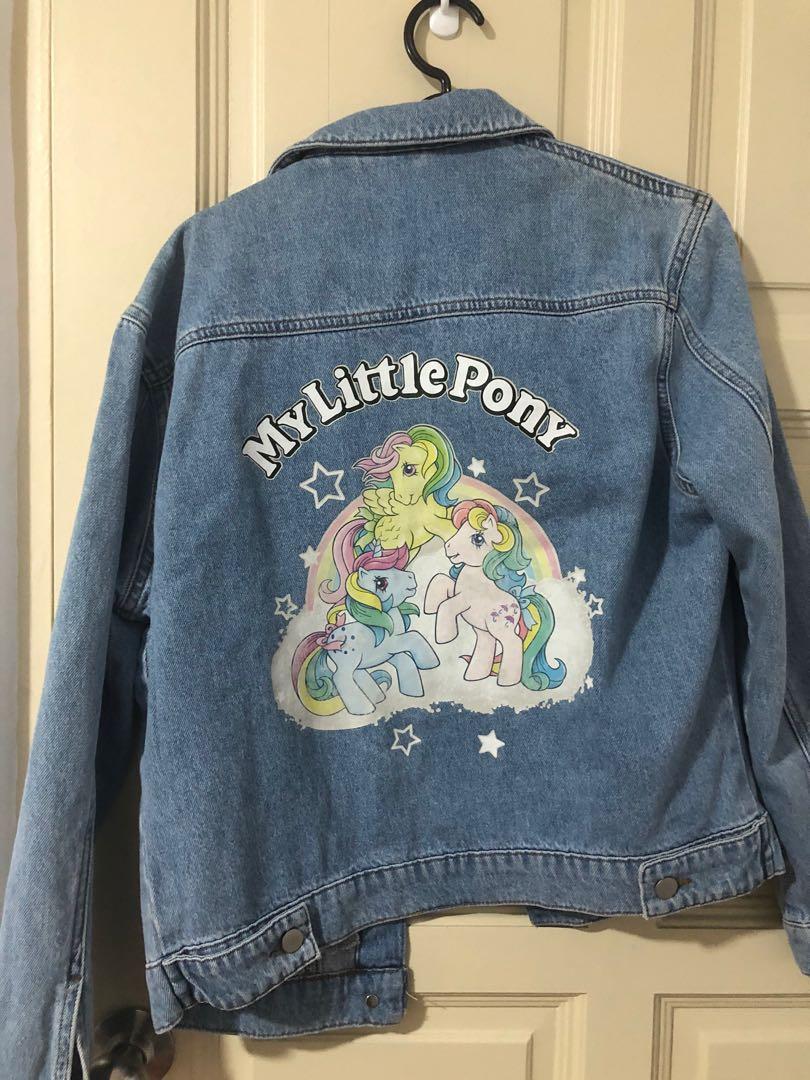 BNWOT Primark My Little Pony Vintage Denim Jacket, Women's Fashion ...
