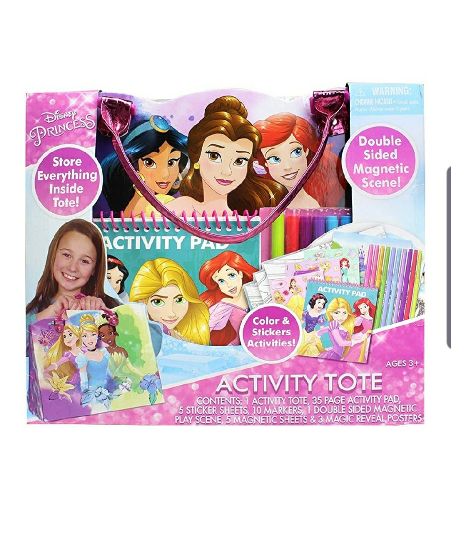 Disney Princess Activity Tote Set, Hobbies & Toys, Toys & Games on ...