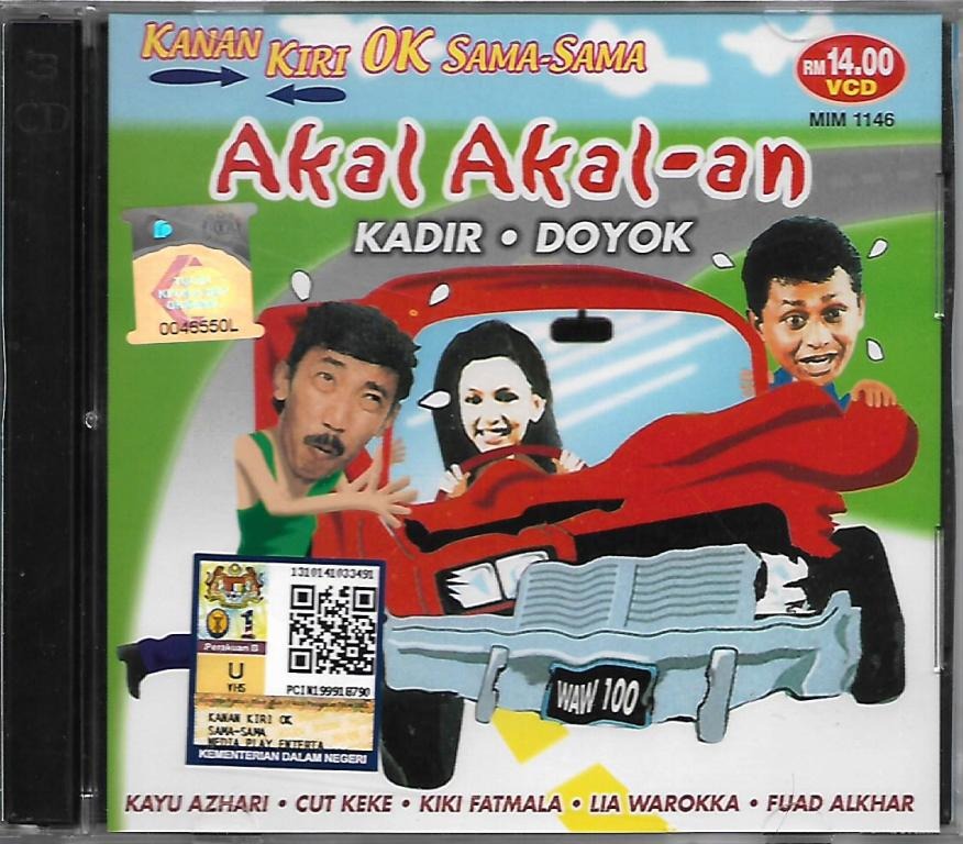 Indonesia Movie Akal Akal-an VCD Kadir Doyok Filem, Hobbies & Toys ...