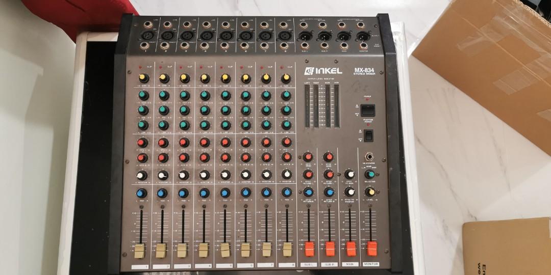 Inkel MX-834 Stereo Mixer, Audio, Headphones & Headsets on Carousell