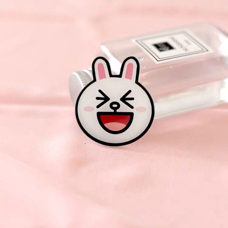 Cony & Brown Line Friends Pins, Everything Else on Carousell