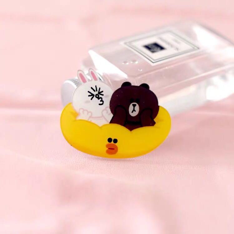 Cony & Brown Line Friends Pins, Everything Else on Carousell