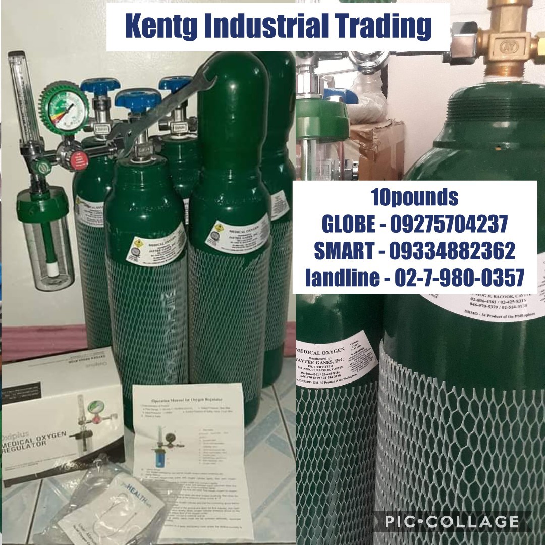 10lbs Medical Oxygen Tank complete set, Beauty & Personal Care, Face ...