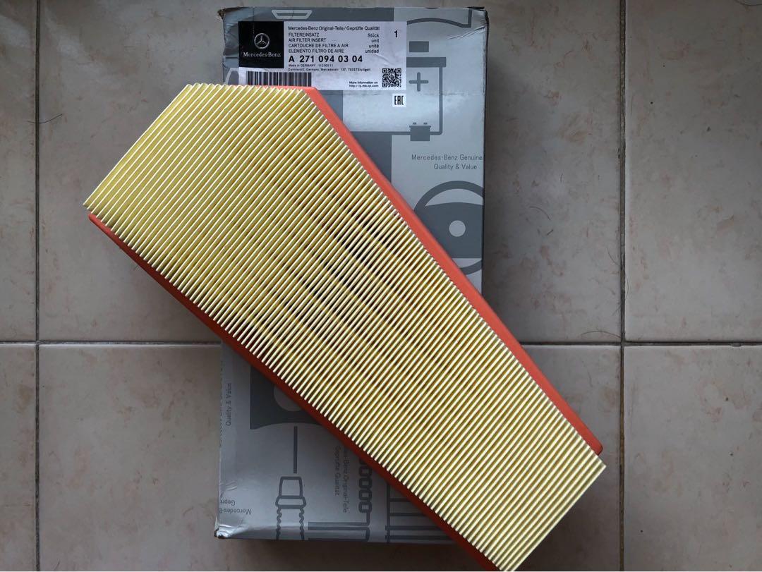 Air Filter E300 E250 C200 W204 / W207 / W212. Includes installation ...