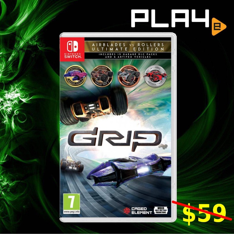 Nintendo Switch GRIP: Combat Racing - AirBlades vs Rollers (Local ...